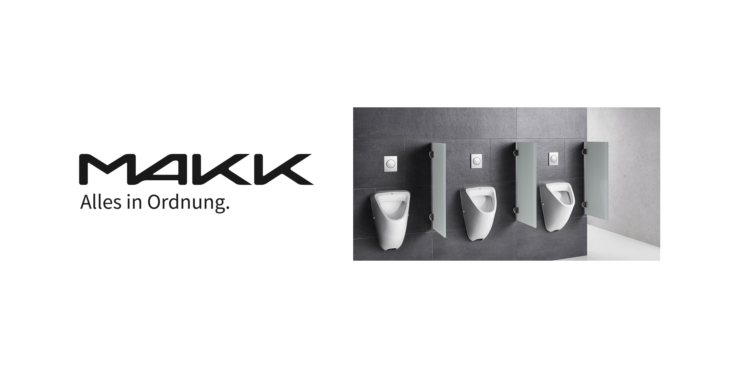 WC-Urinalsystem – hygienischer Sichtschutz | MAKK